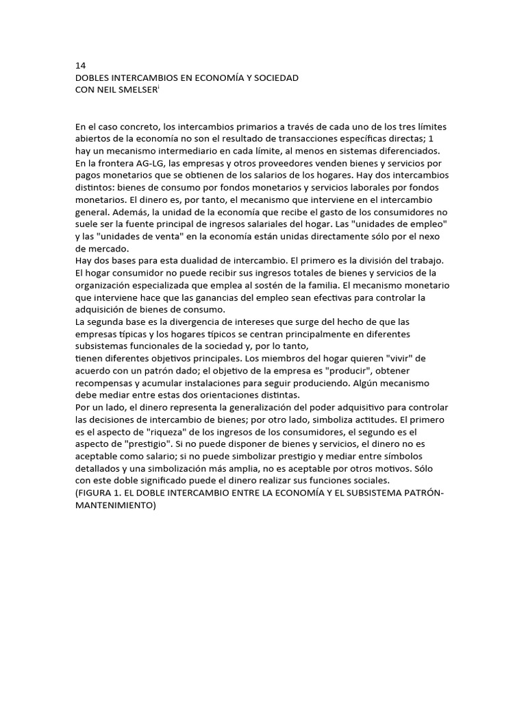 Talcott Parsons Neil Smelser | PDF | Business | Sociedad