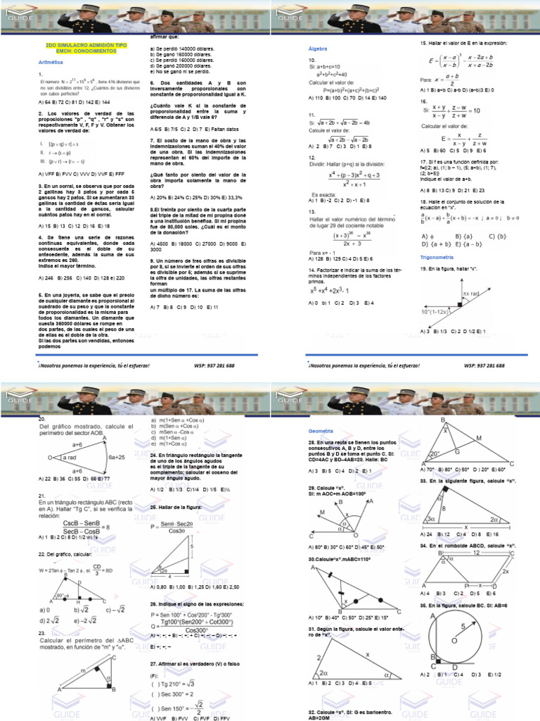 2do Simulacro | PDF | Neutrón | Isótopo