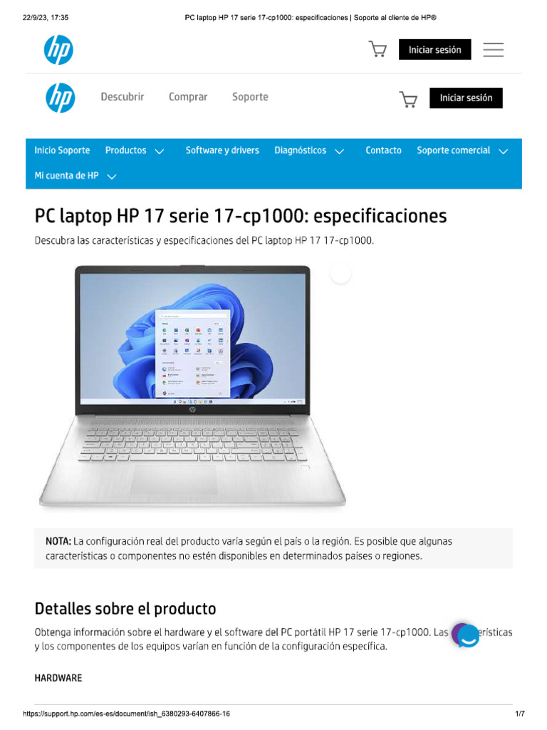 HP 17 CP 1000 | PDF