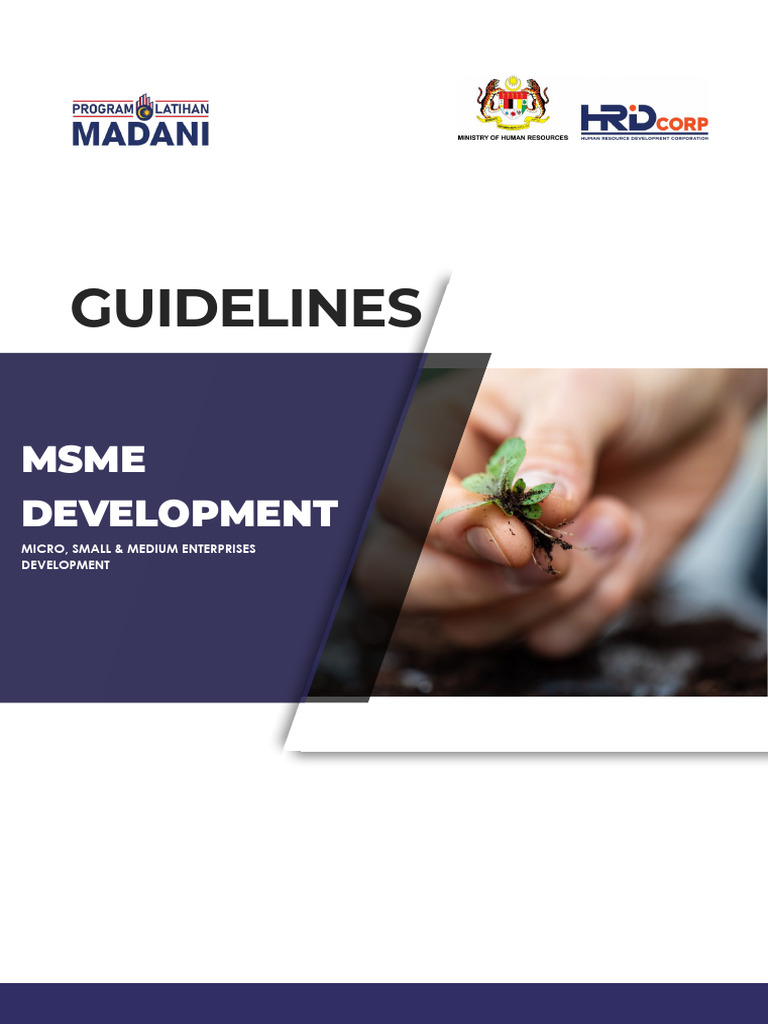 Guidelines PLM MSME-Development | PDF | Small And Medium Sized ...