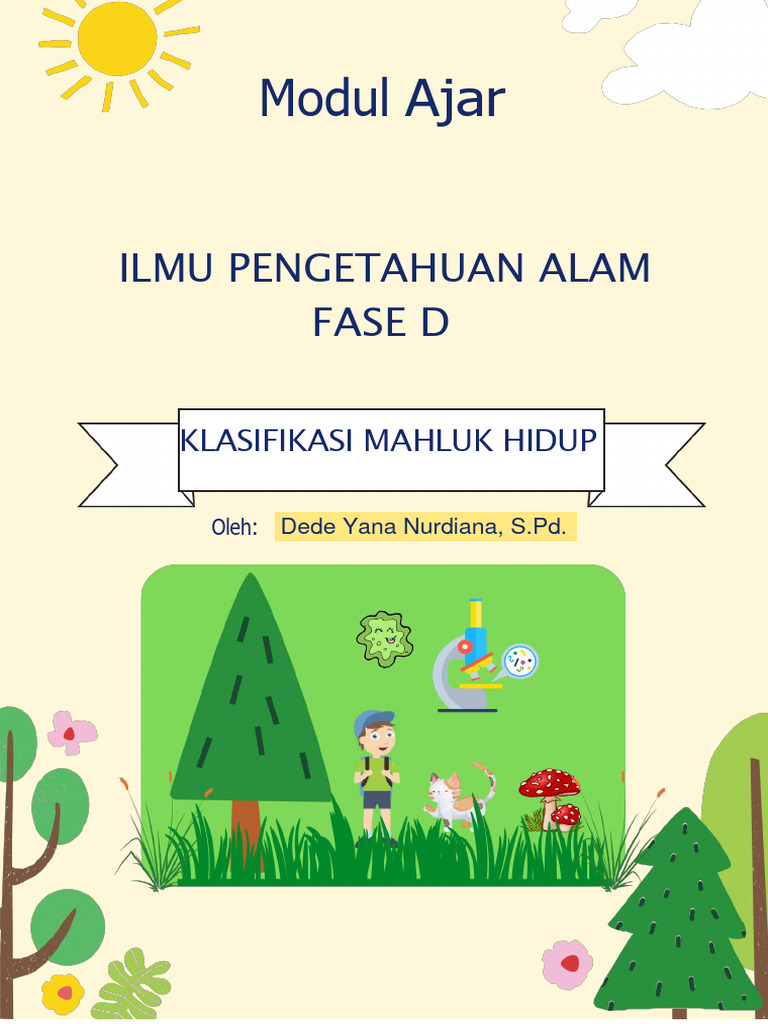 MODUL AJAR KURMER 7 Klasifikasi Fiks | PDF