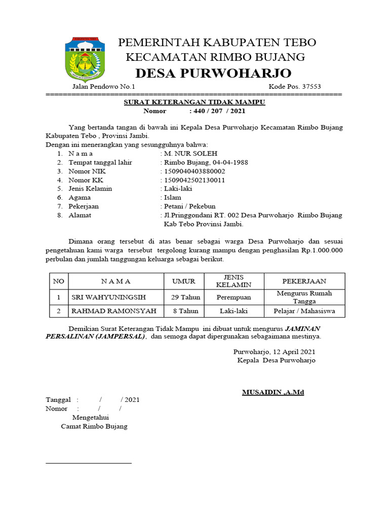 SKTM Nur Soleh | PDF