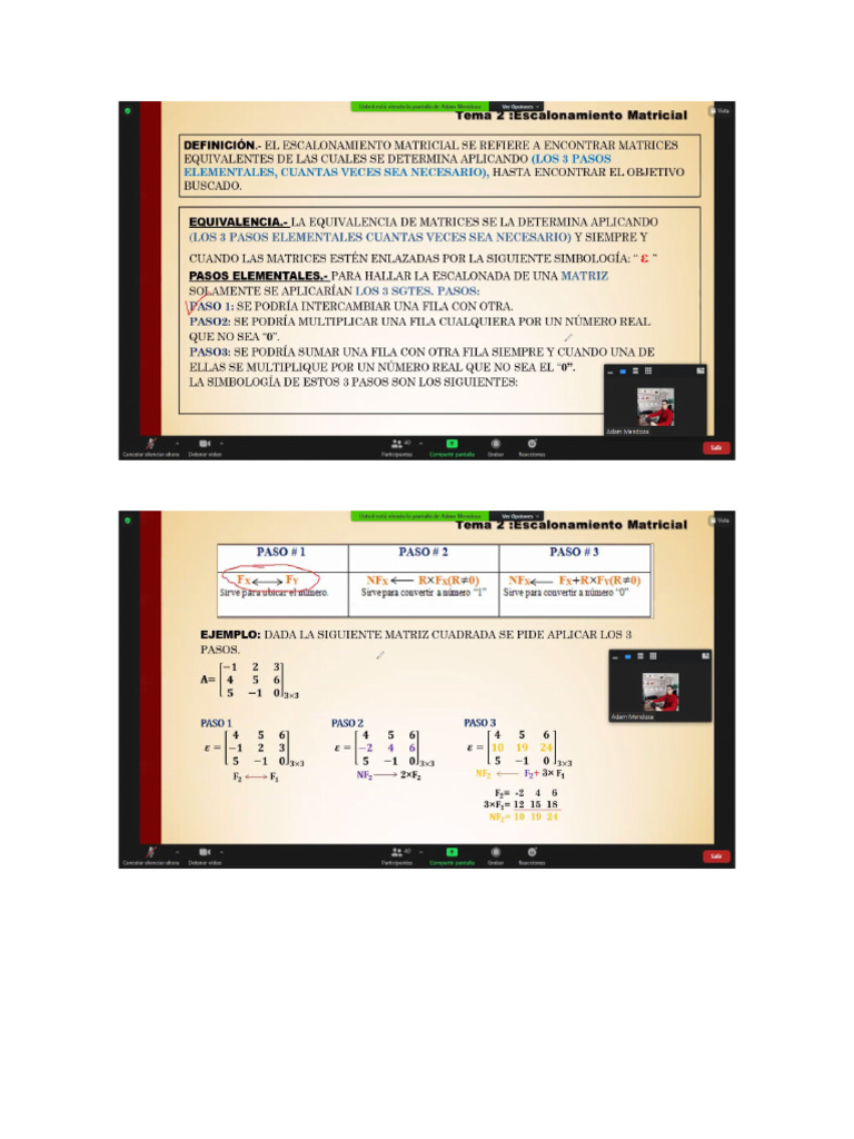 Algebra Tema 2 | PDF