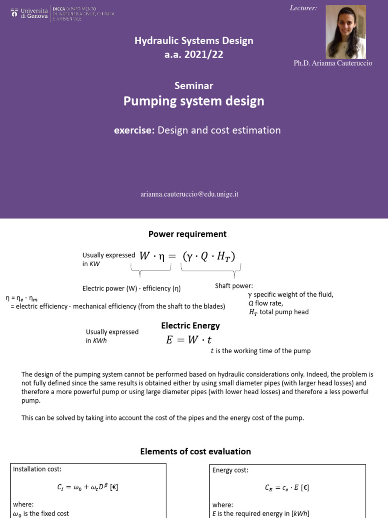 Pumping System Design | PDF | Pump | Pipe (Fluid Conveyance)