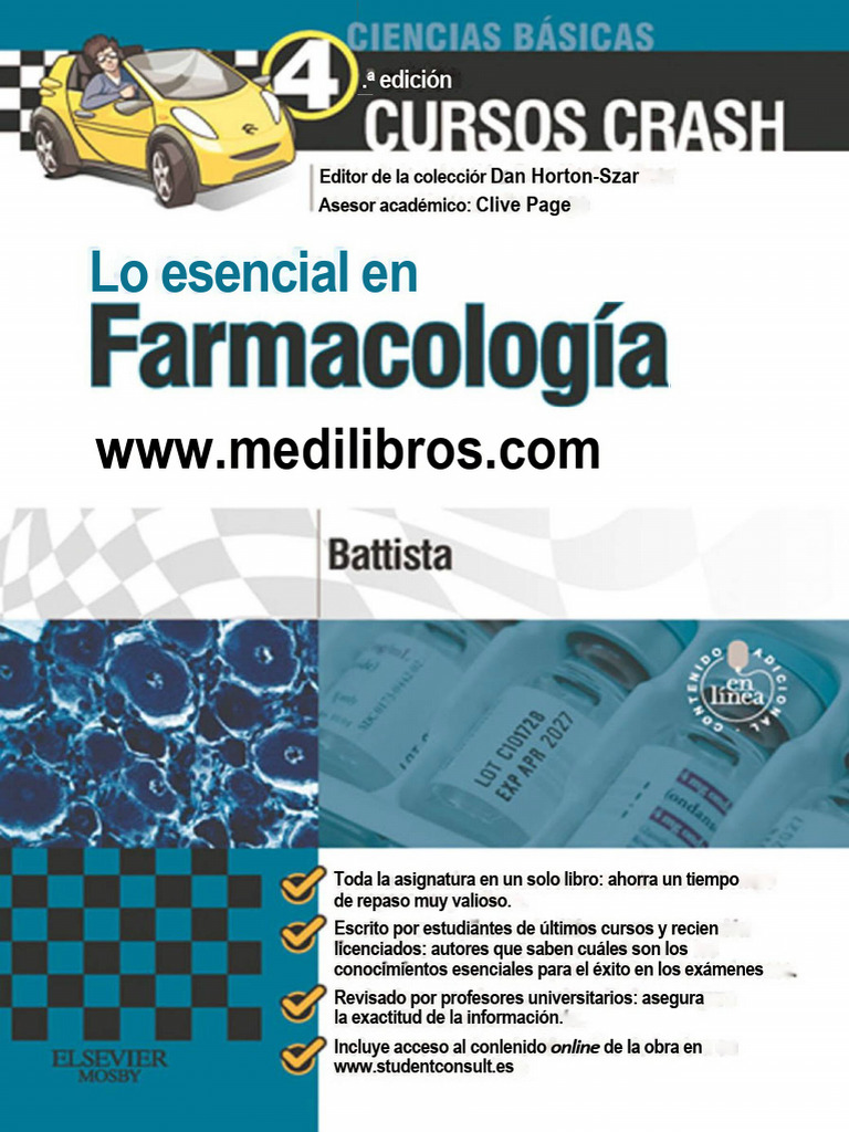 Cursos Crash Lo Esencial en Farmacologia 4ta Edicion | PDF