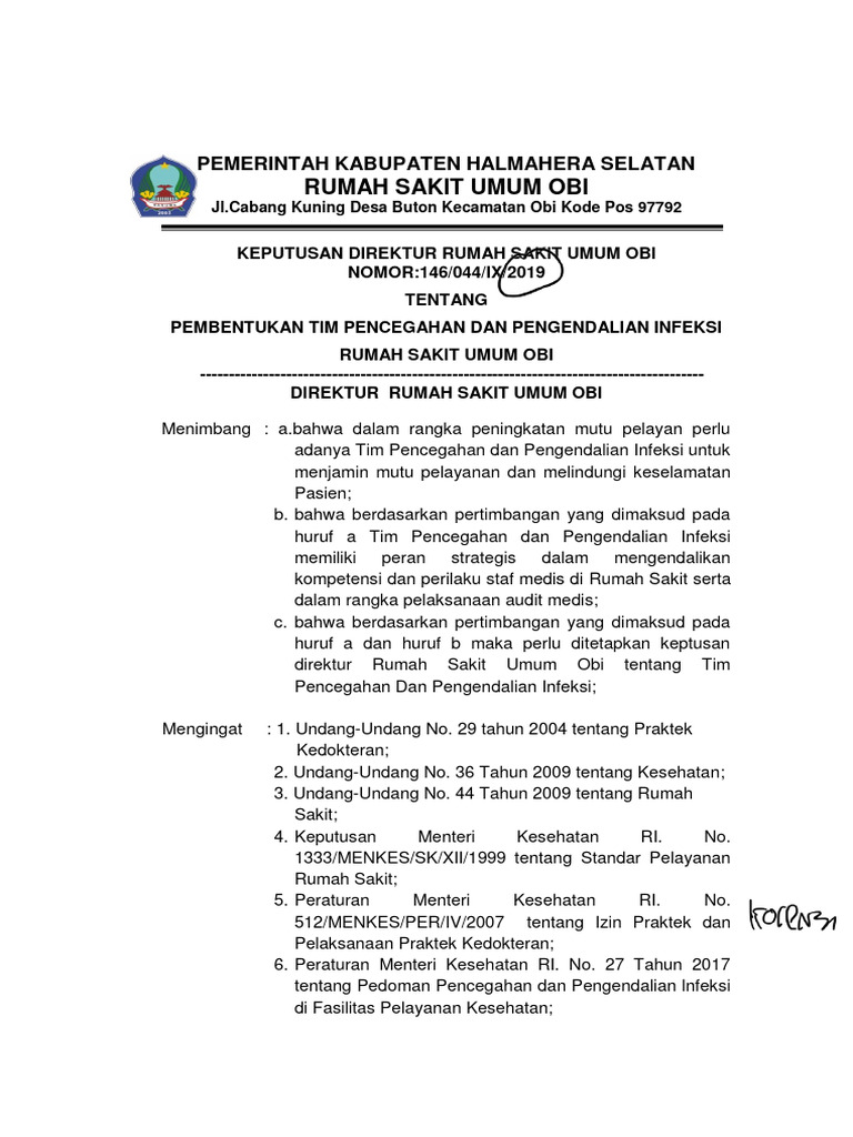 Ppi 1 (Ep1) Regulasi Tentang Tim Ppi Dilengkapi Dengan Uraian Tugas | PDF