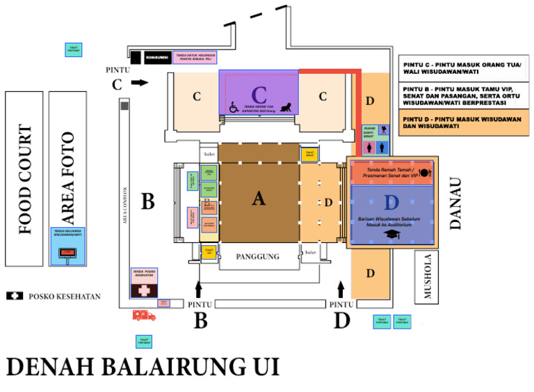 Denah Wisuda Balairung UI 2023 | PDF