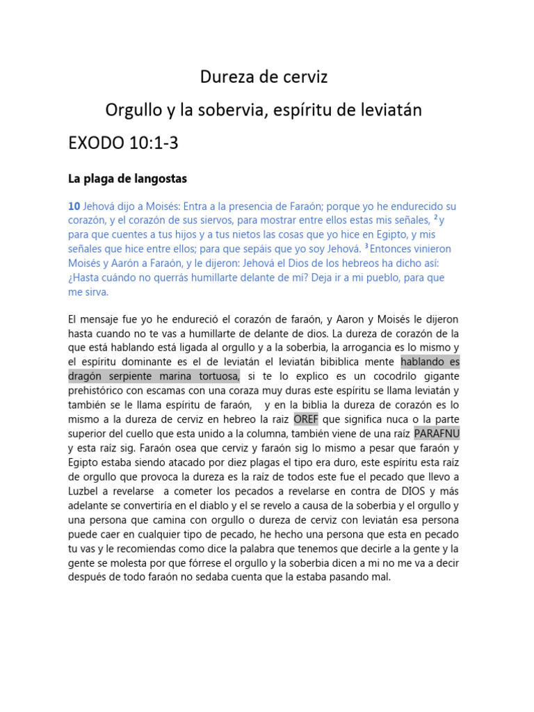 Dureza de Cerviz | PDF | Orgullo | Dios