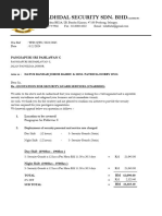 Genius Security Service Quotation | PDF | Security Guard | Salary