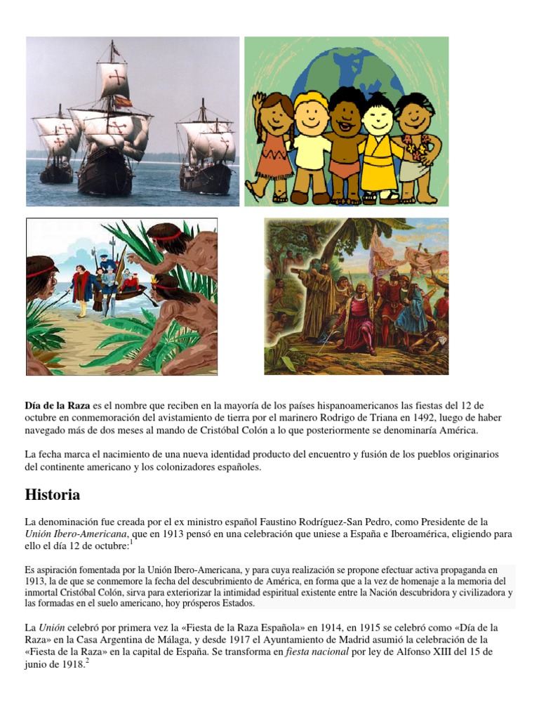 Historia del Día de la Raza | PDF