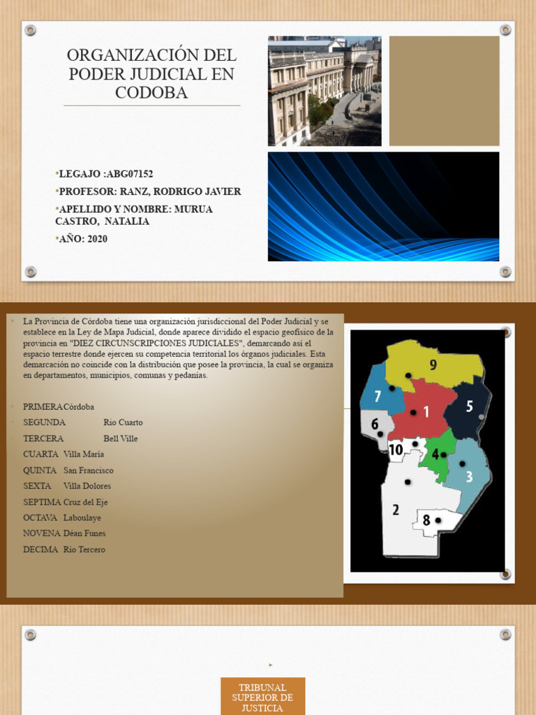 Presentación organizacion poder judicial | PDF | Mediación | Judicaturas