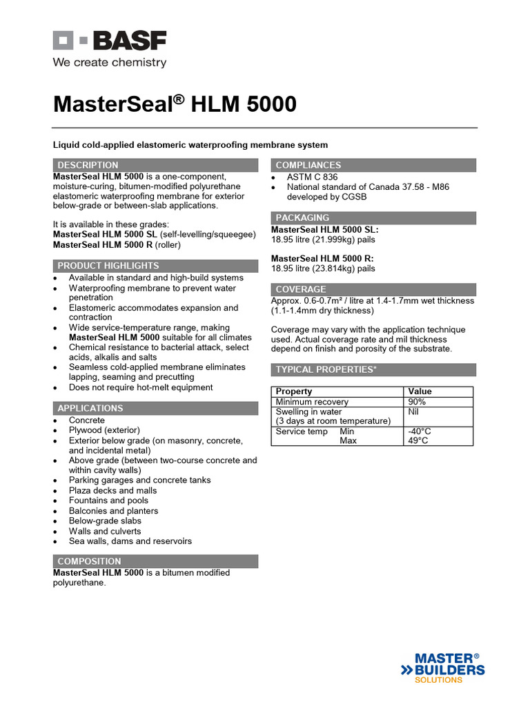 5000 Tds (1) 1 | PDF | Concrete | Shelf Life