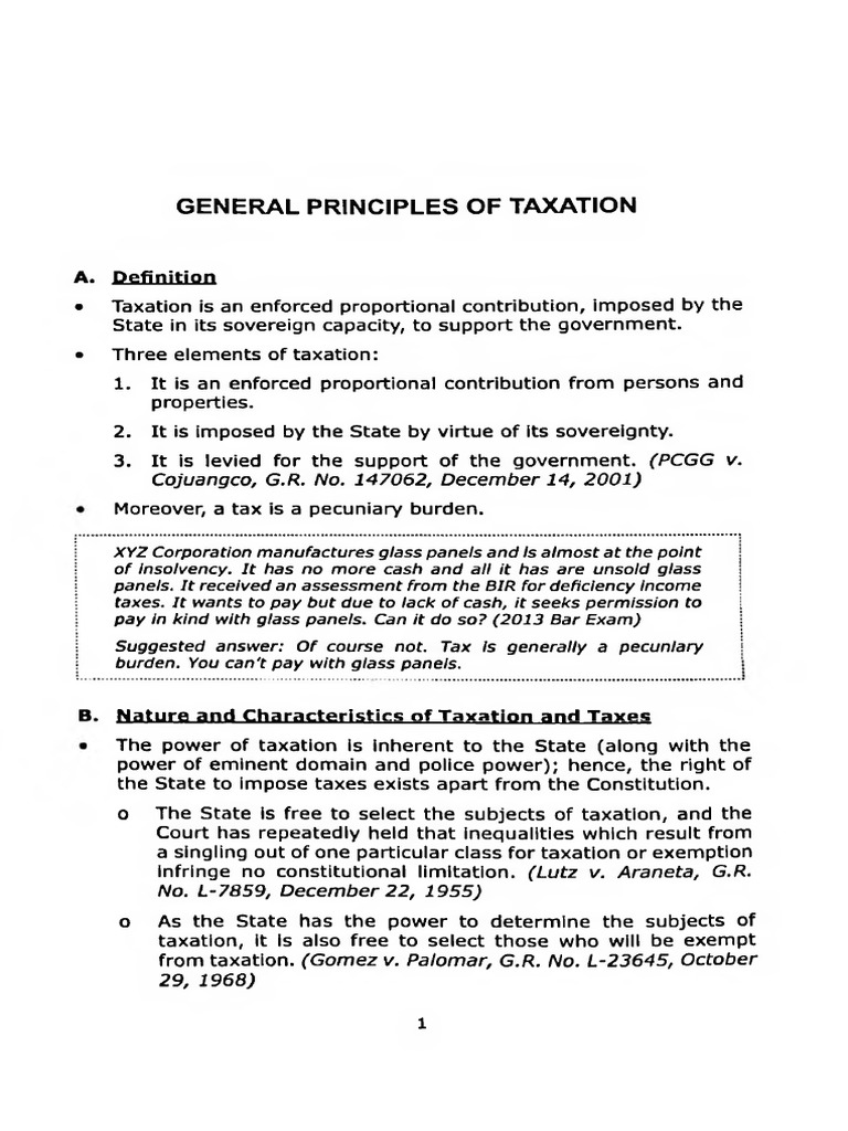 TAXATION | PDF | Taxes | Indirect Tax