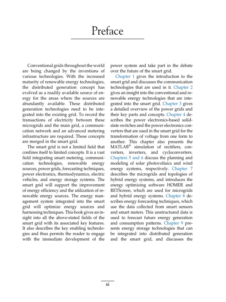 Preface 2023 Fundamentals of Smart Grid Systems | PDF | Smart Grid | Electrical Grid