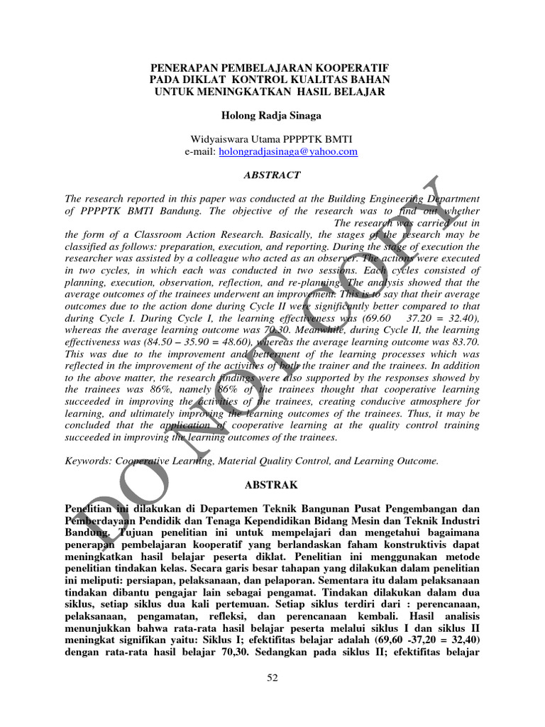 HR Sinaga - Jurnal | PDF | Scientific Method | Psychological Concepts