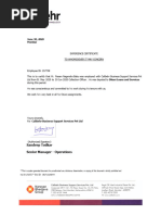 Experience Letter: Reference No #: 901441701 | PDF