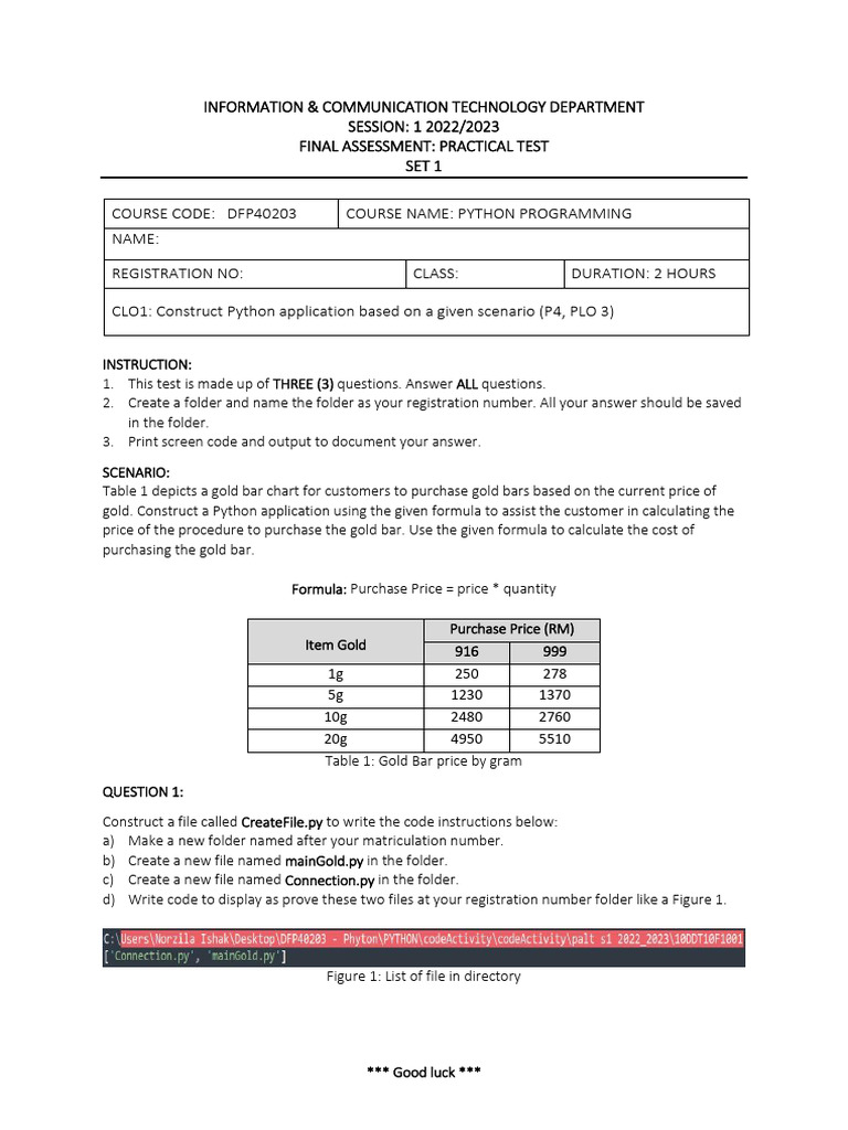 PAlt DFP40203 S1 - 2022 - 2023 SET 1 | Download Free PDF | Computer File | Databases