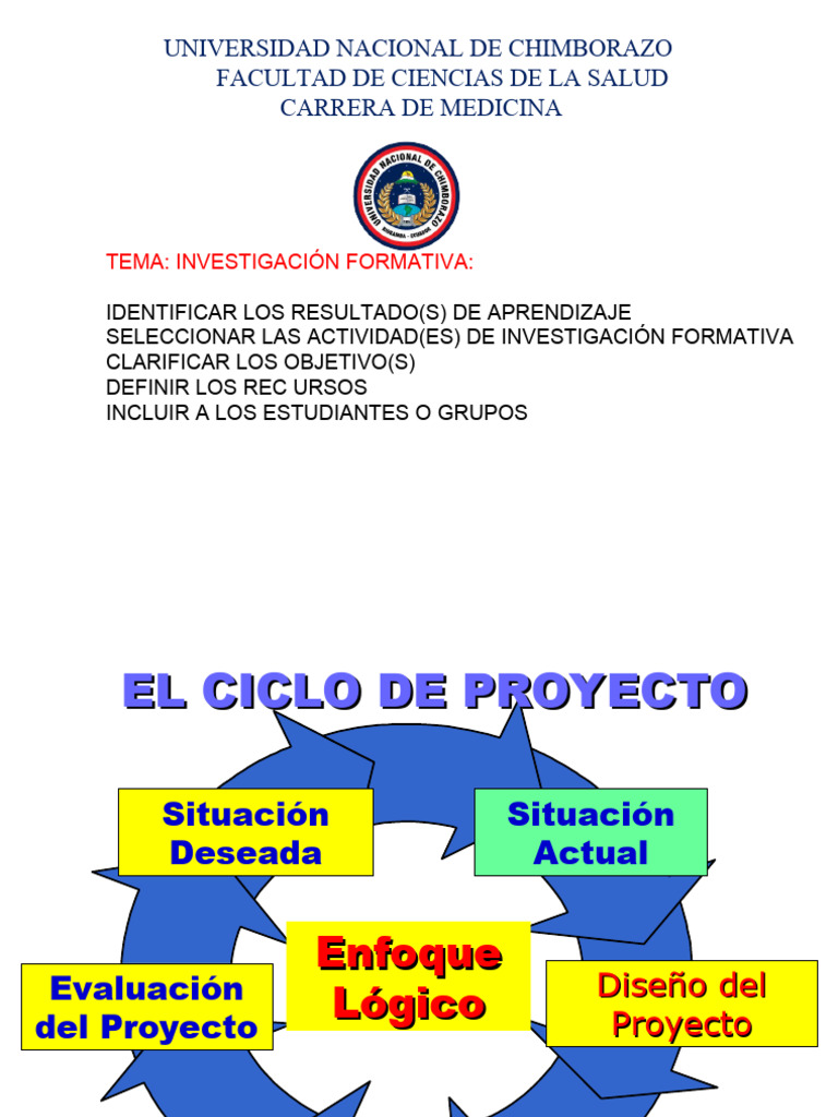 Enfoque Del Marco Logico para Proyectos | PDF