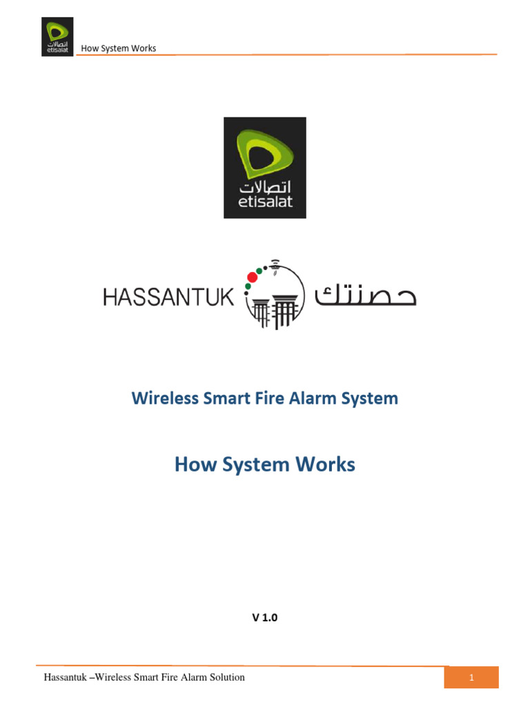 Hassantuk Wireless Fire Alarm Overview | PDF | Sensor | Computing