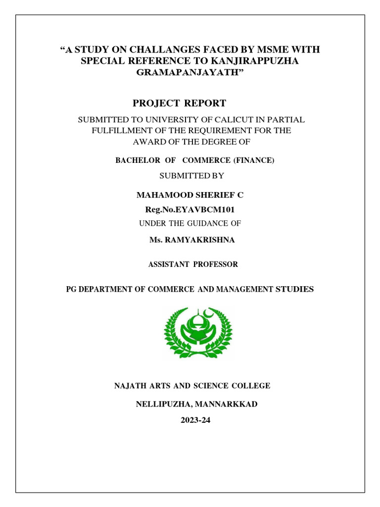 Msme in Kerala | PDF | Small And Medium Sized Enterprises | Economic Growth Msme in Kerala | PDF | Small And Medium Sized Enterprises | Economic Growth