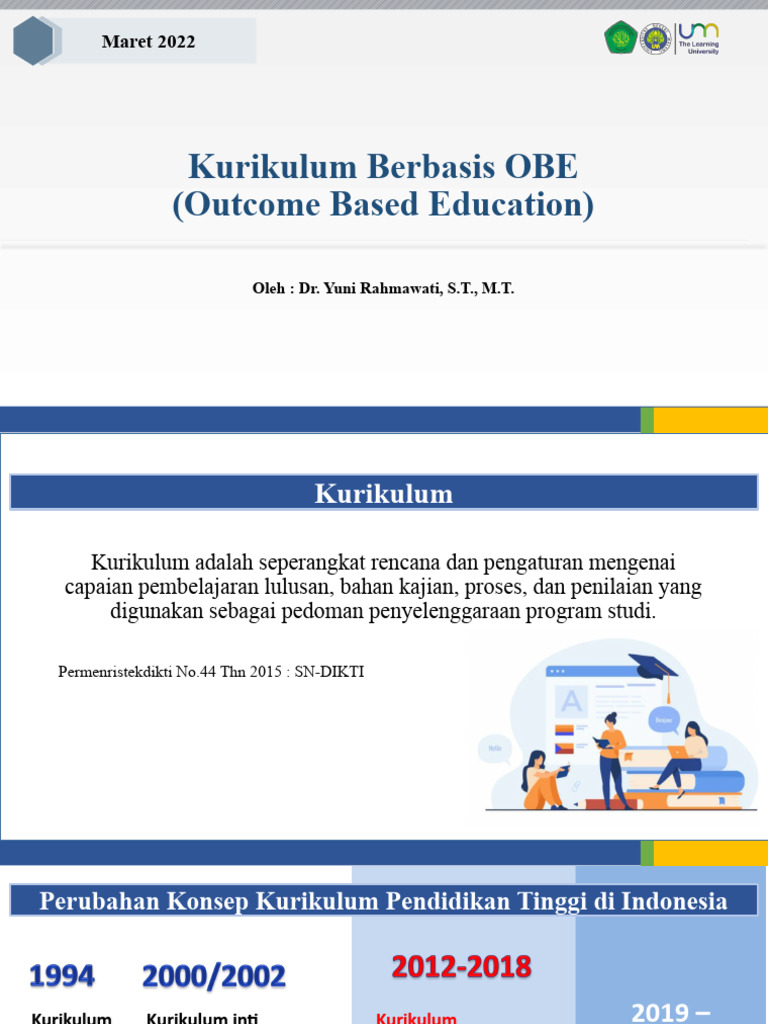 Kurikulum Berbasis OBE Outcome Based Education New1 | PDF