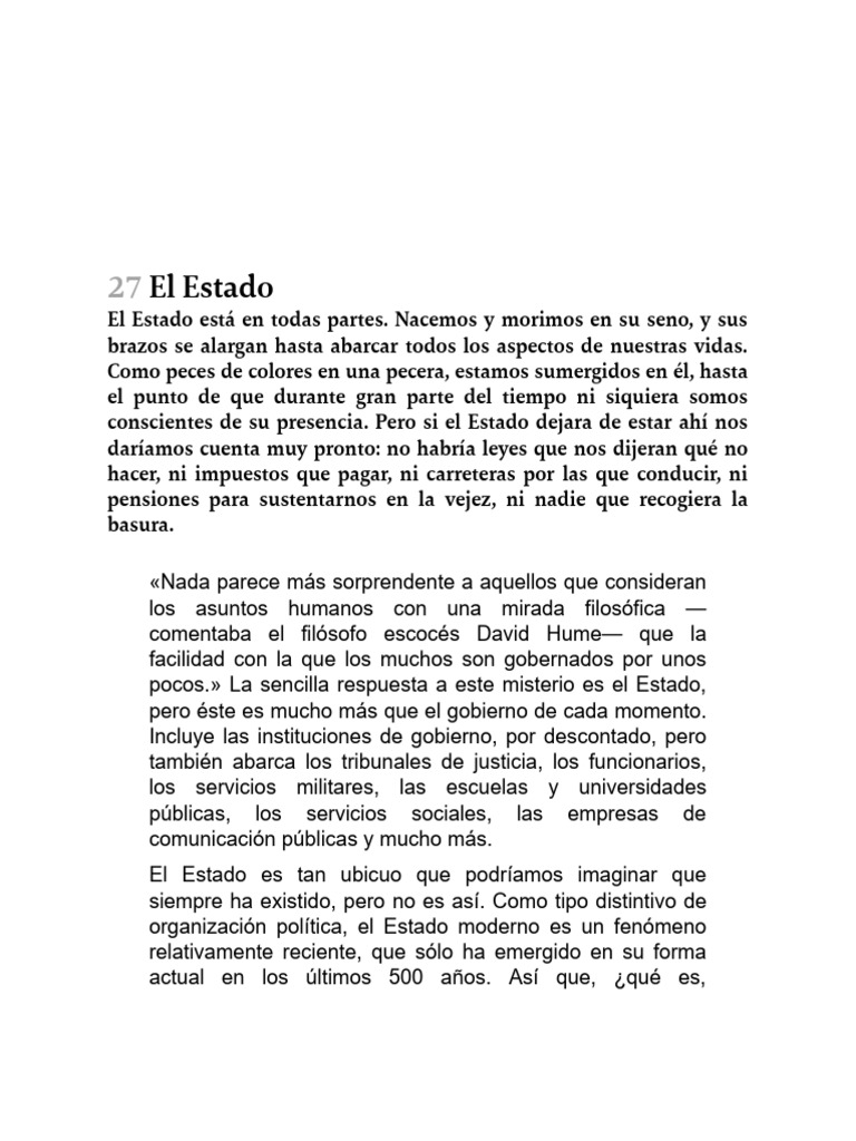 50 Cosas Que Hay Que Saber Sobre Política El Estado. | PDF | Estado ...