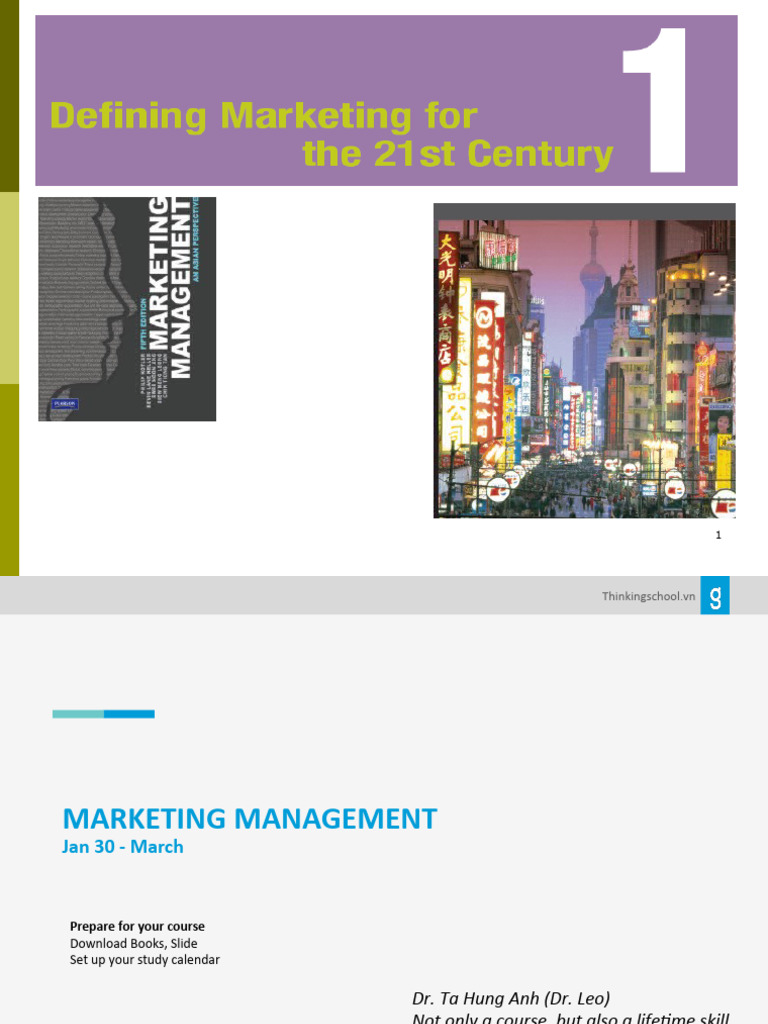 Chapter 1 - Introduction To Marketing | PDF | Marketing | Market (Economics)