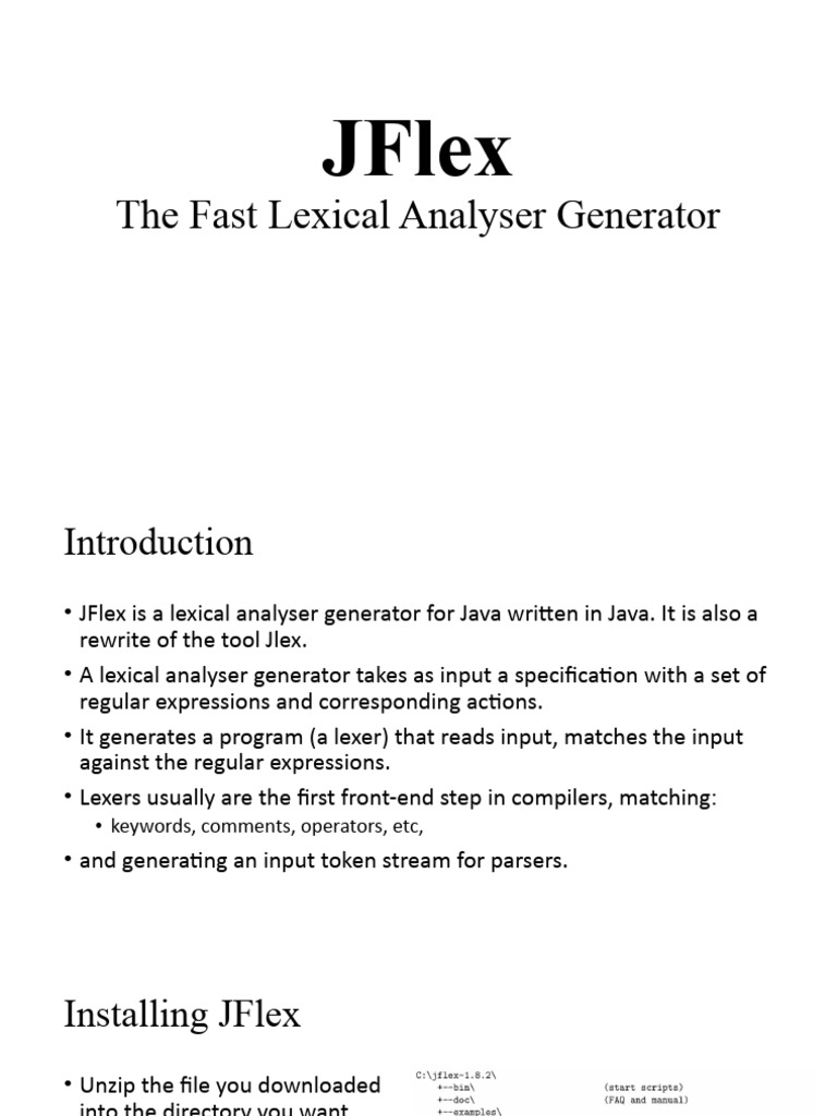 JFlex | PDF | Software Engineering | Computing