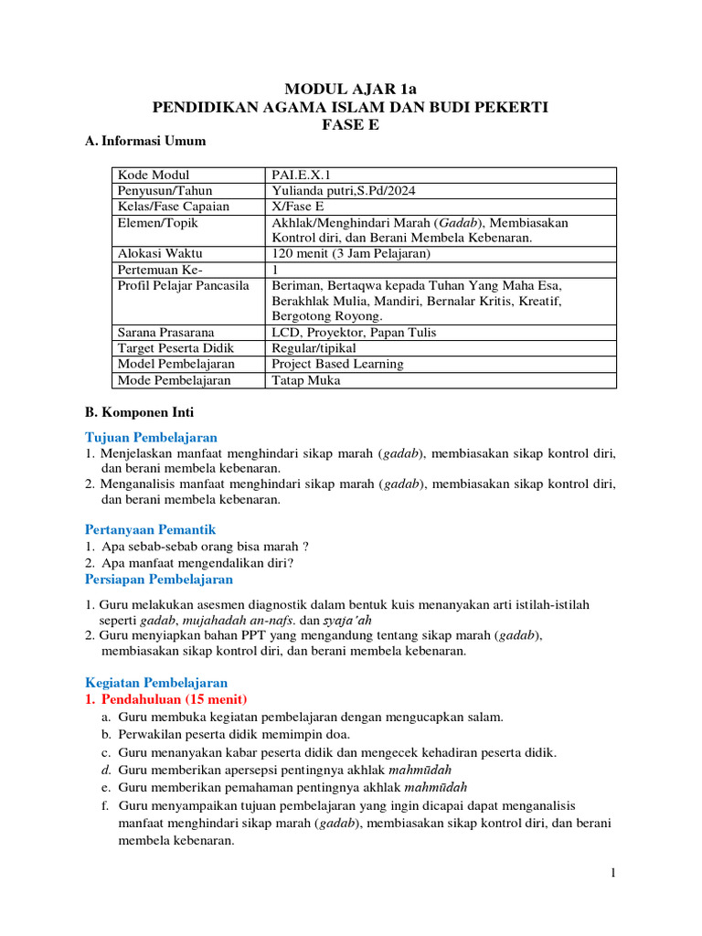 Modul Observasi | PDF