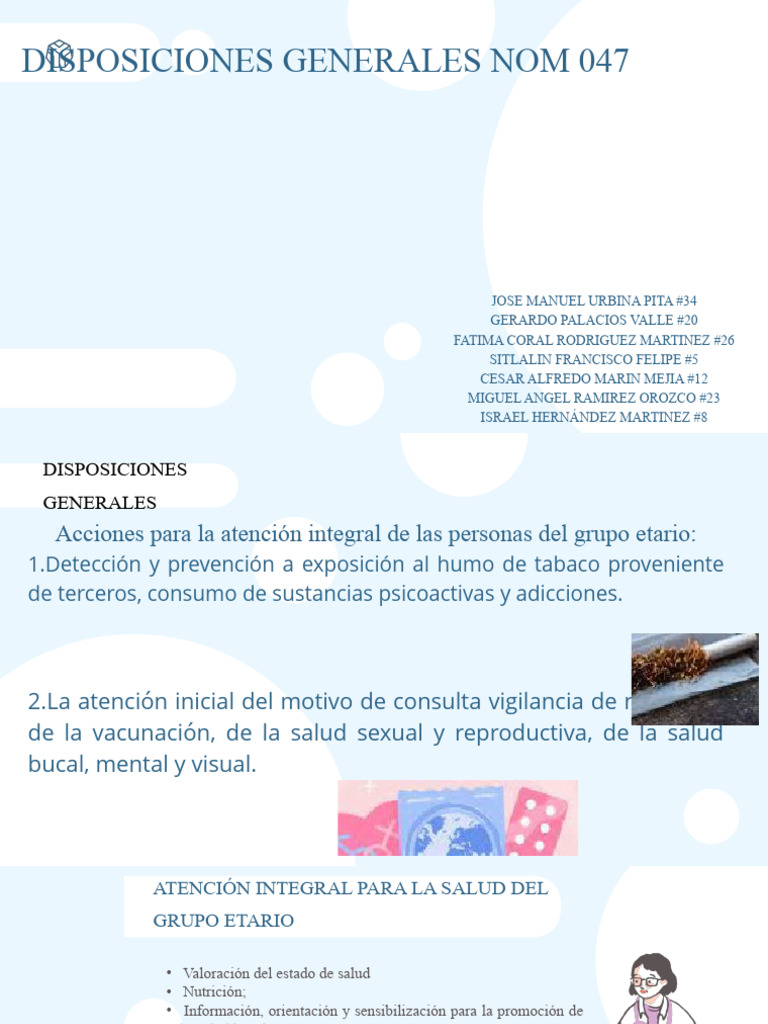 EQUIPO 2 Atención Integral para La Salud Del Grupo Etario DISPOSICIONES ...