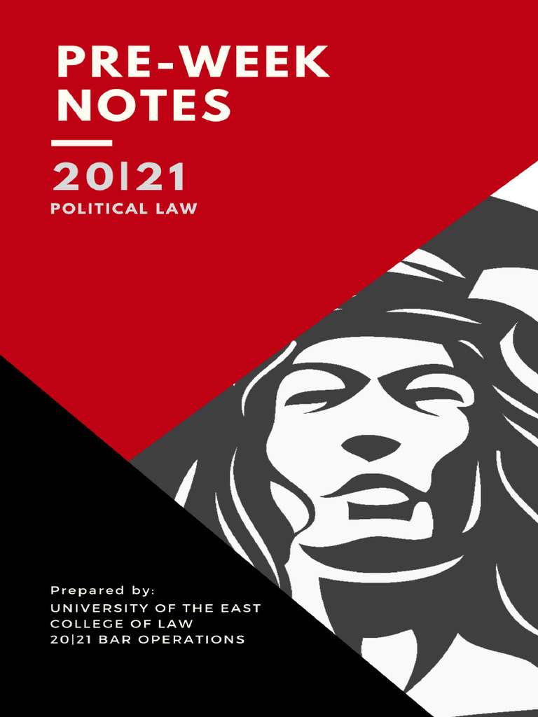 UE Pre Week Political Law | PDF | Search And Seizure | Burden Of Proof (Law)