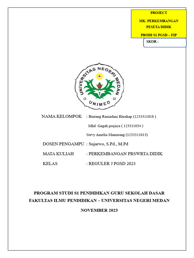 Project PPD | PDF | Karier & Perkembangan