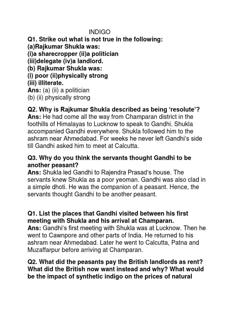 Indigo 12 | PDF | Mahatma Gandhi | Civil Disobedience