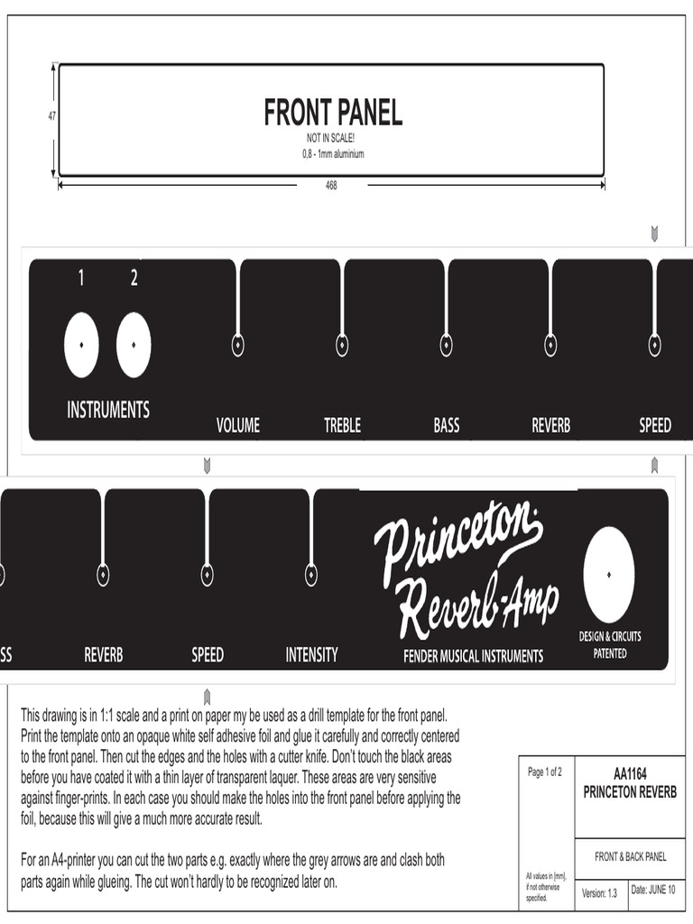 Princeton Reverb Panels A4 En.. | PDF