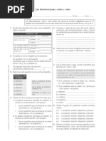 Palabras Terminadas en Ción, Sión, Xión y Cción | PDF | Artes del ...