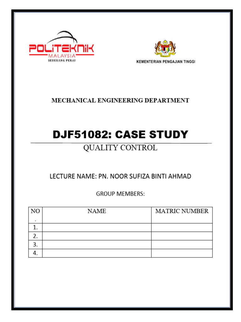 QC Case Study | PDF | Unemployment | Employment