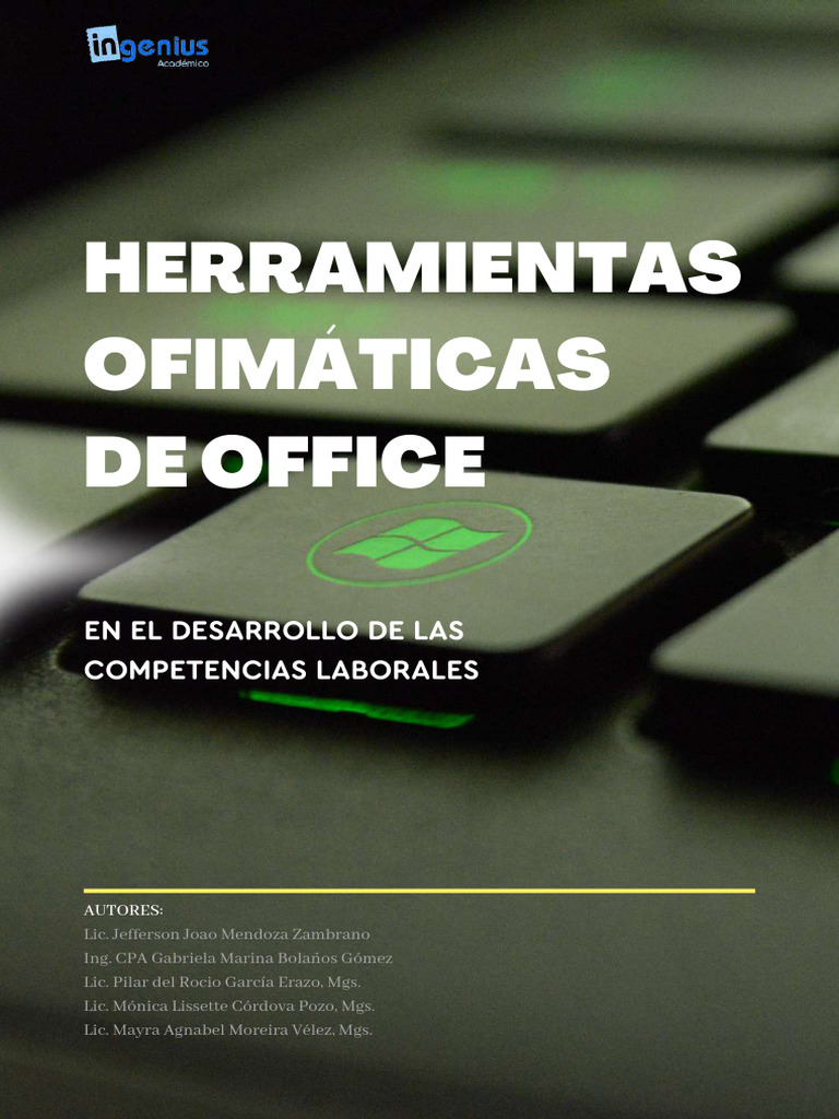 Herramientas Ofimáticas de Office: en El Desarrollo de Las Competencias ...