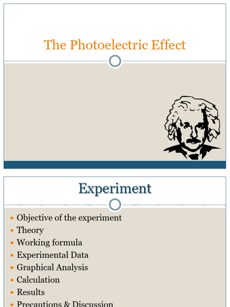 Photoelectric Effect | PDF | Photoelectric Effect | Electron