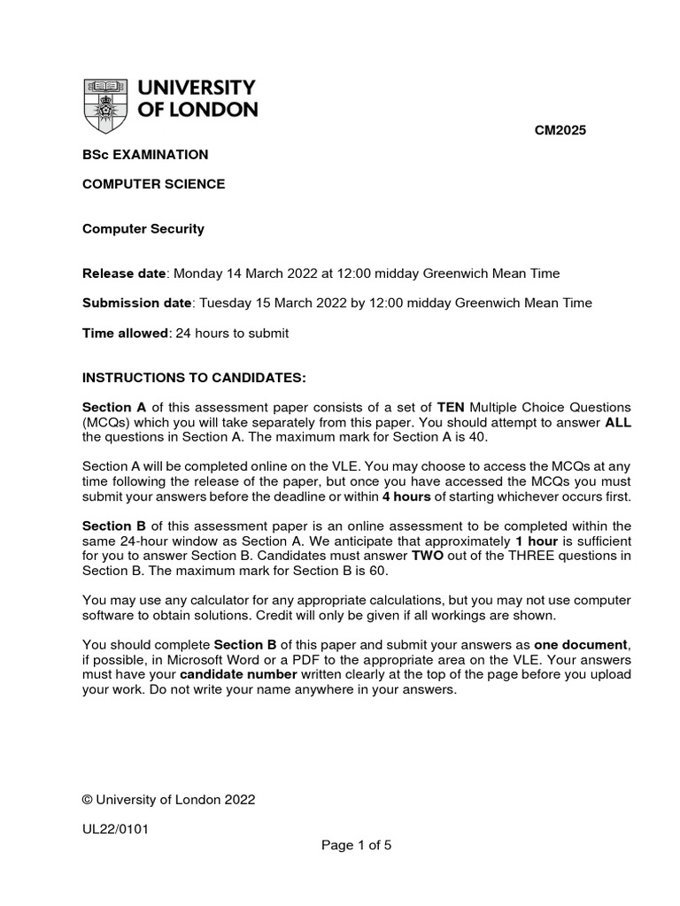 1asnP5tdT6GGtlAUFoIxEA - CM2025 Past Exam Paper Mar 2022 | PDF ...