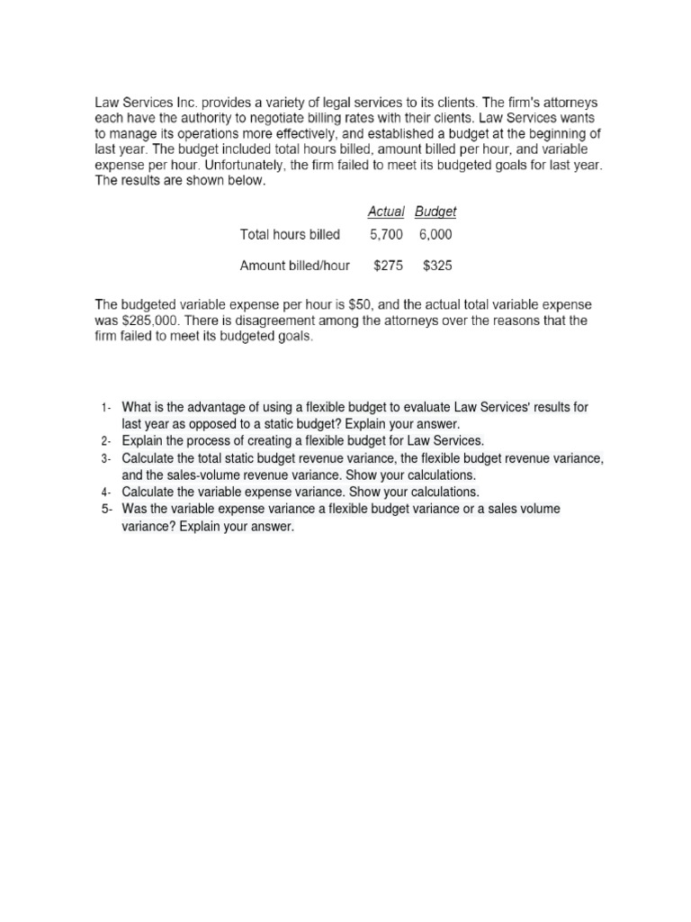 C.1. Cost and Variance Measures Part 1 Essay 1 | PDF