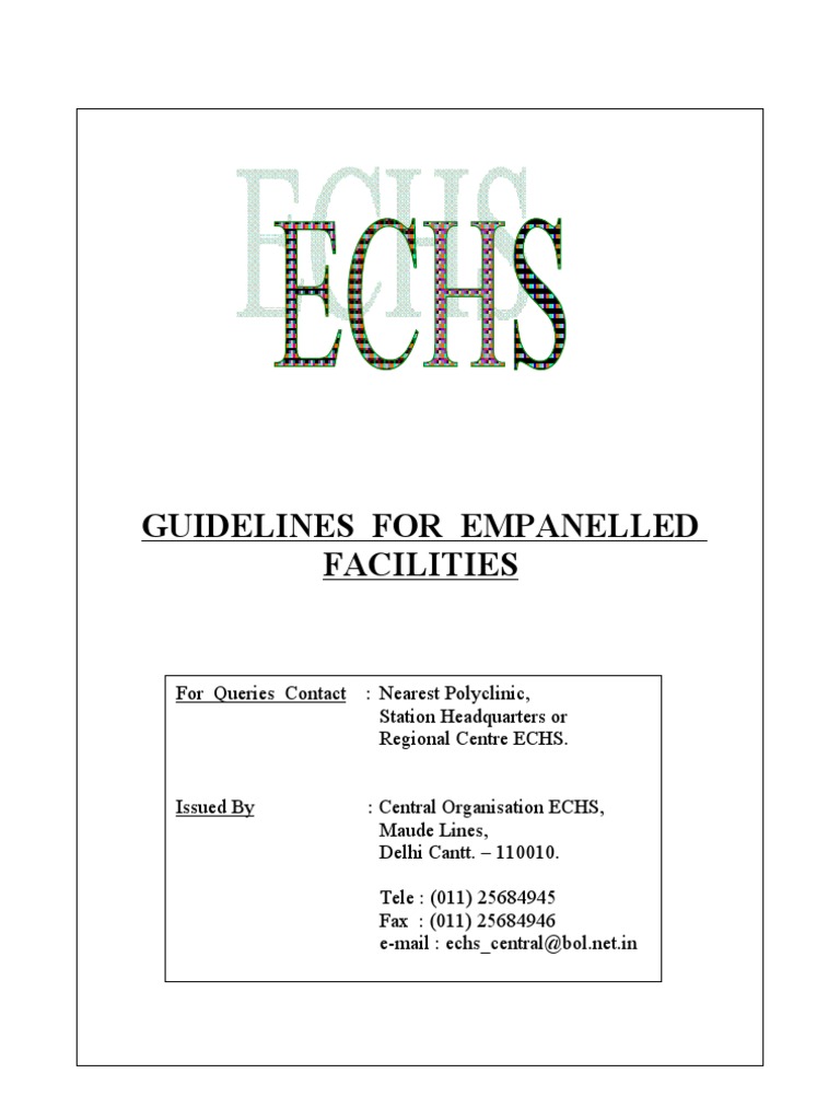 ECHS Referral Form | PDF | Medical Diagnosis | Medicine