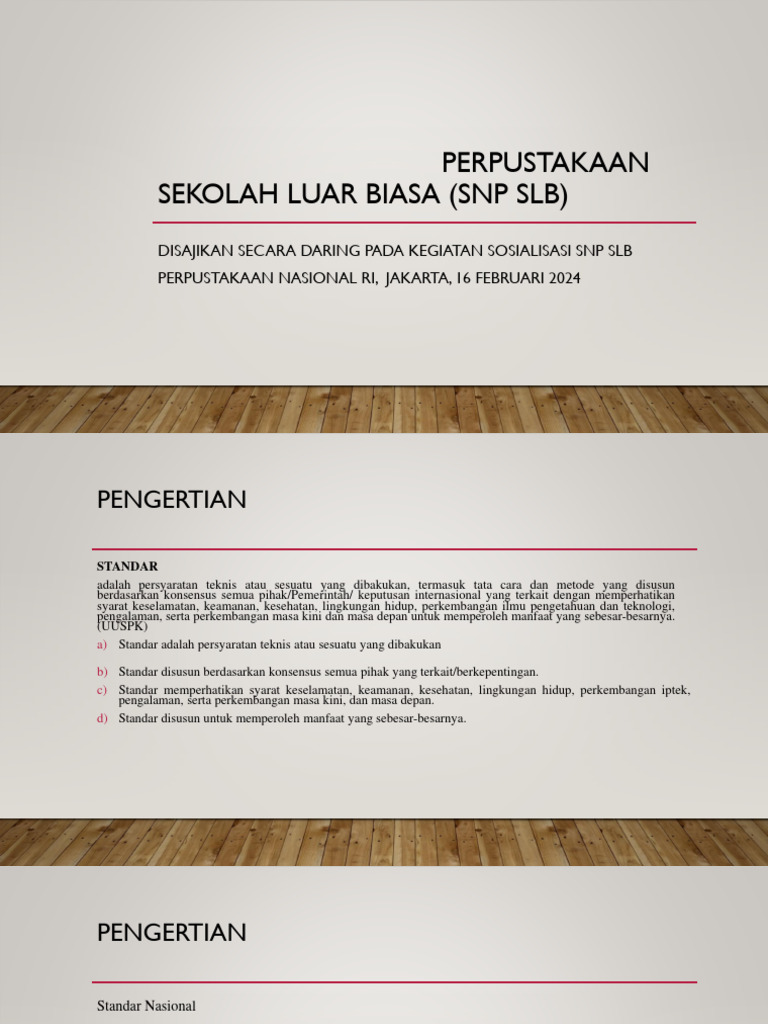 Materi SNP SLB 16 Feb 2024 - Tisyo Haryono | PDF
