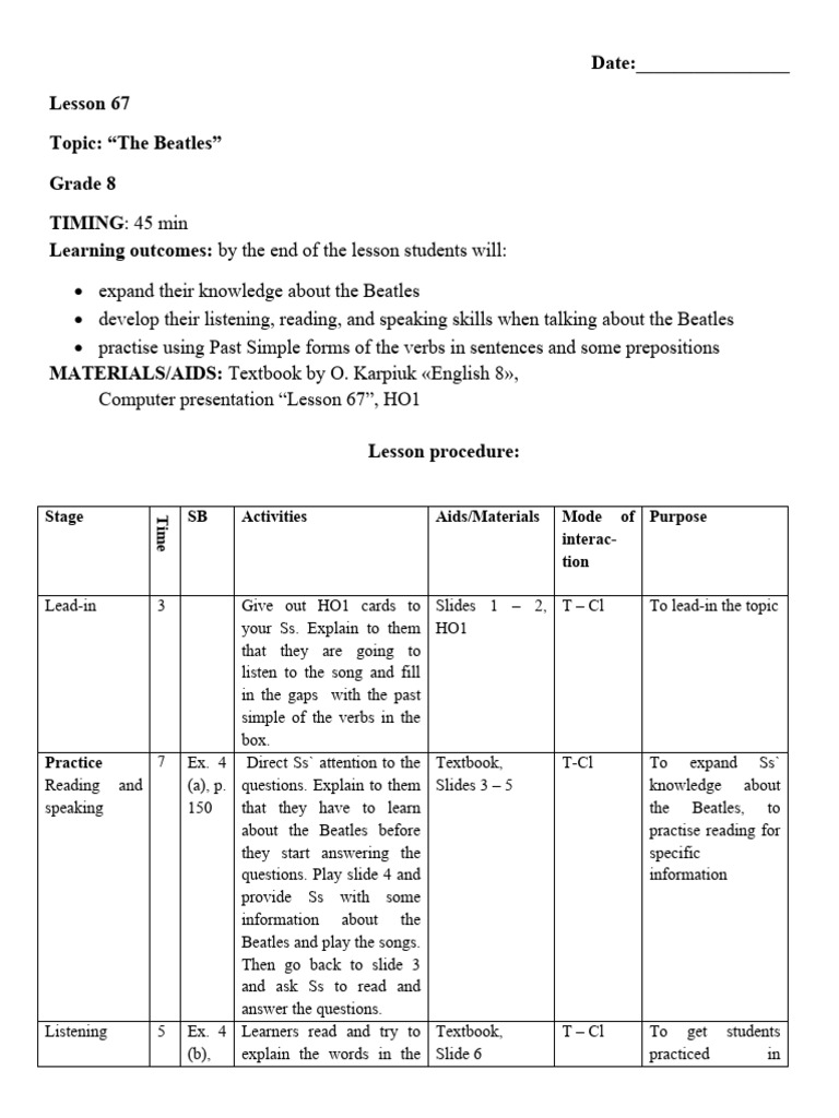 Lesson 67 Pdf Behavior Modification Learning
