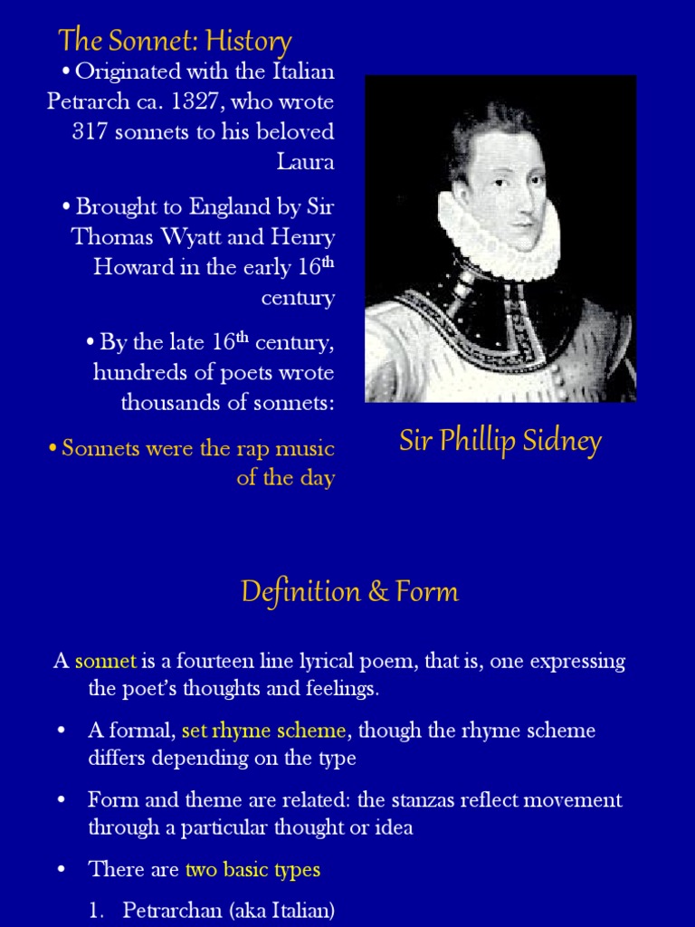 Renaissance Poetry For Students | PDF