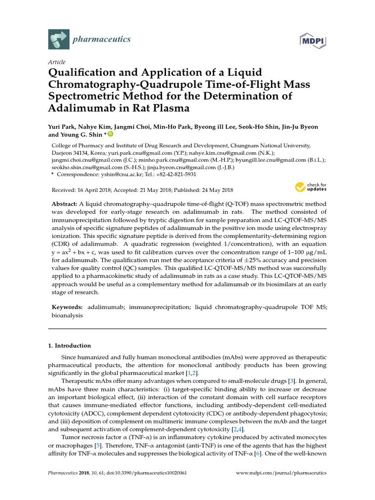 Validation Sop GCMS | PDF | Mass Spectrometry | Monoclonal Antibody