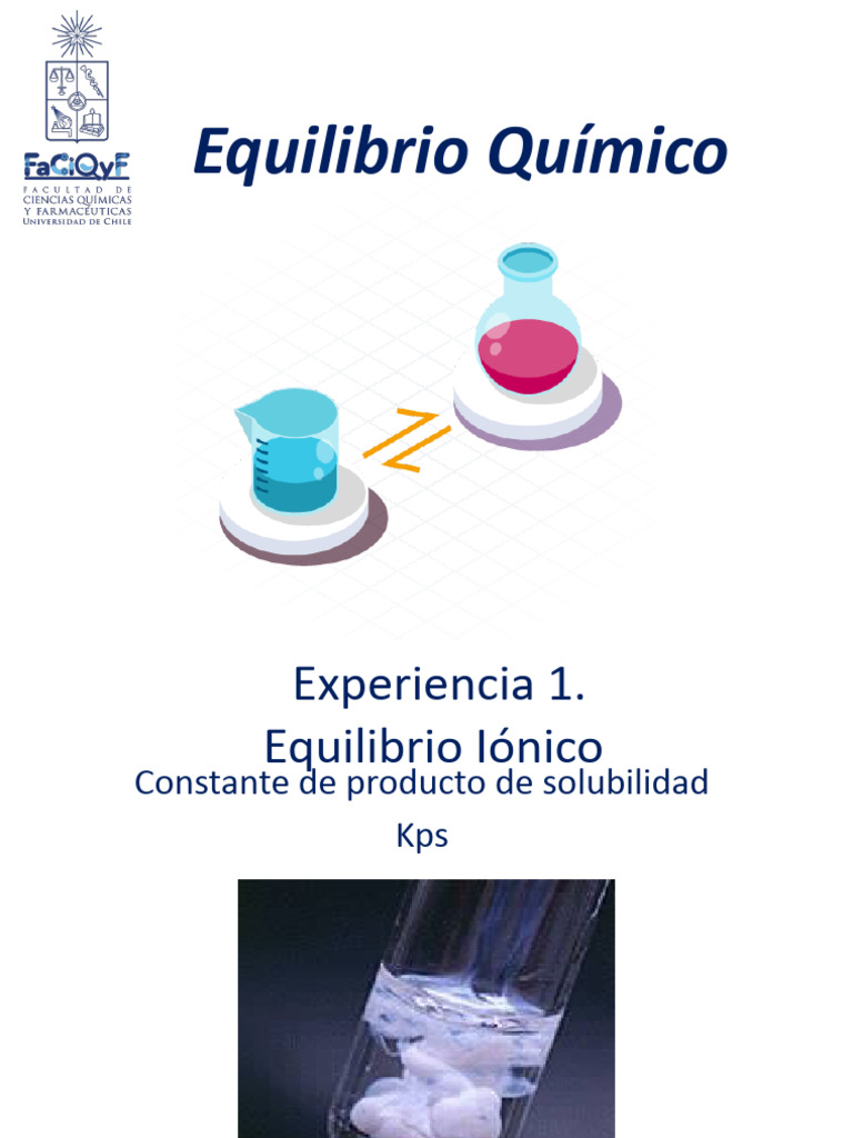 8 Equilibrio Qu Mico 2024-3 | PDF | Solubilidad | Química