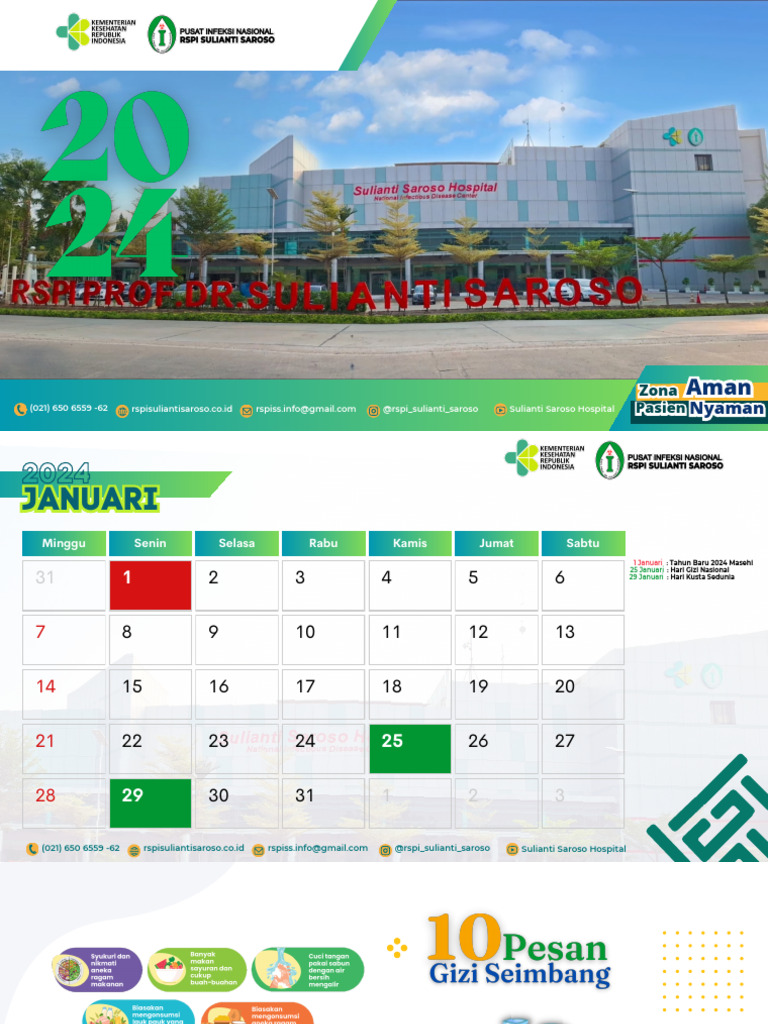 Kalender 2024 Edukasi Kesehatan | PDF
