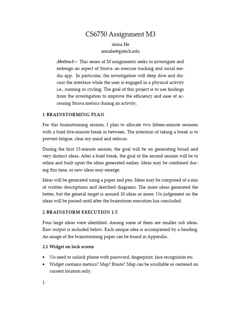 Assignment M3 | PDF
