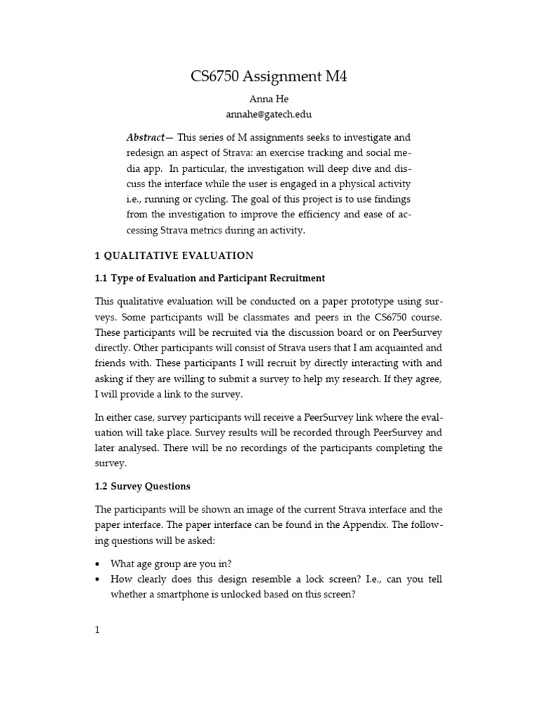 Assignment M4 | PDF | Experiment | Hypothesis