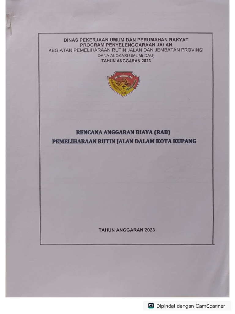 RAB Swakelola OK | PDF